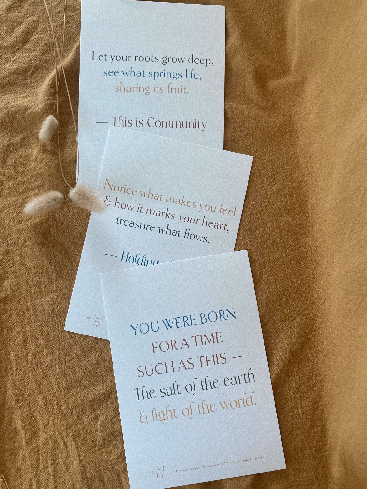 Words of Heart — A5 Print Pack, First Limited Release. – The Heart Folk